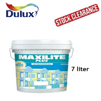 Dulux ICI Maxilite Plus Emulsion Paint 7 Liter - Clear Stock | Shopee ...