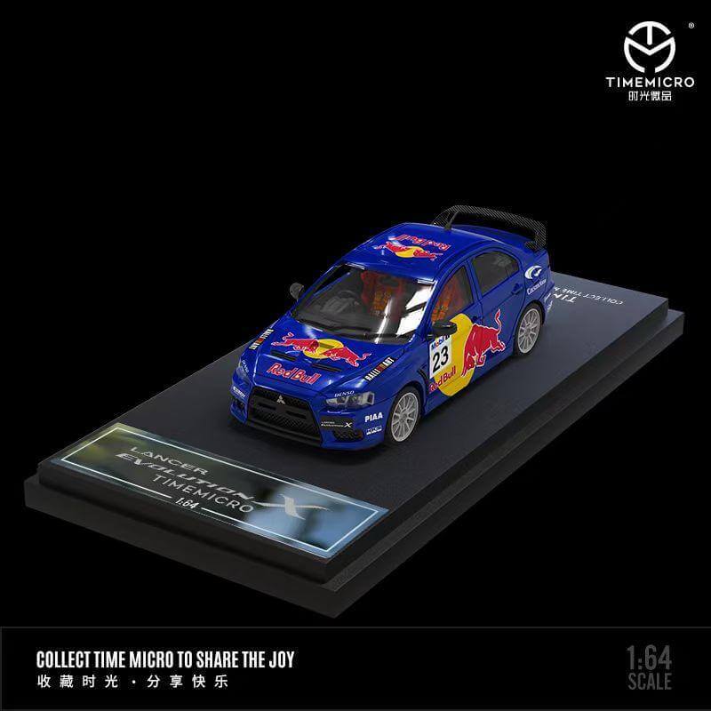 TIME MICRO MITSUBISHI LANCER EVOLUTION X WITH REDBULL LIVERY | Shopee ...
