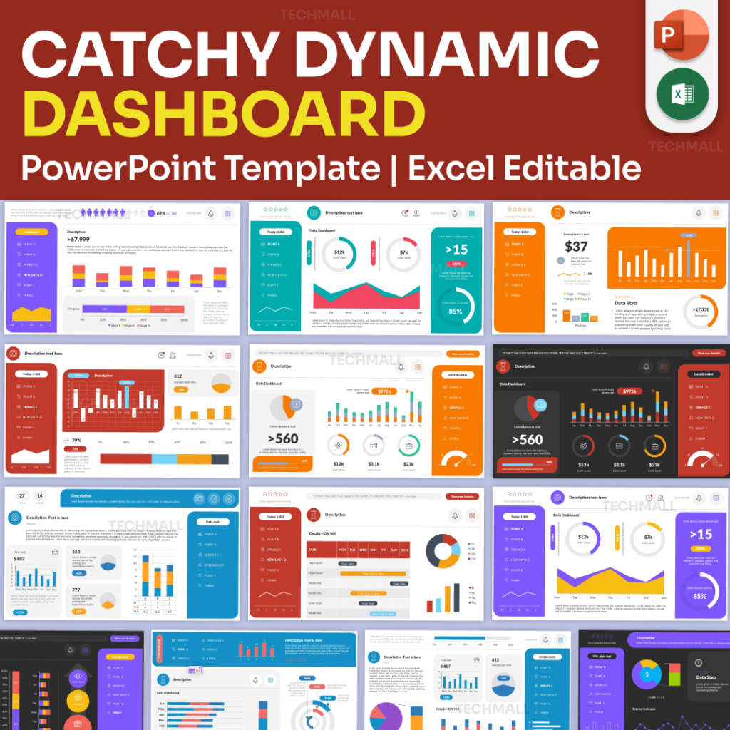 Catch Interactive Dashboards Dynamic Powerpoint Presentation Versatile Template - Easy Excel ...