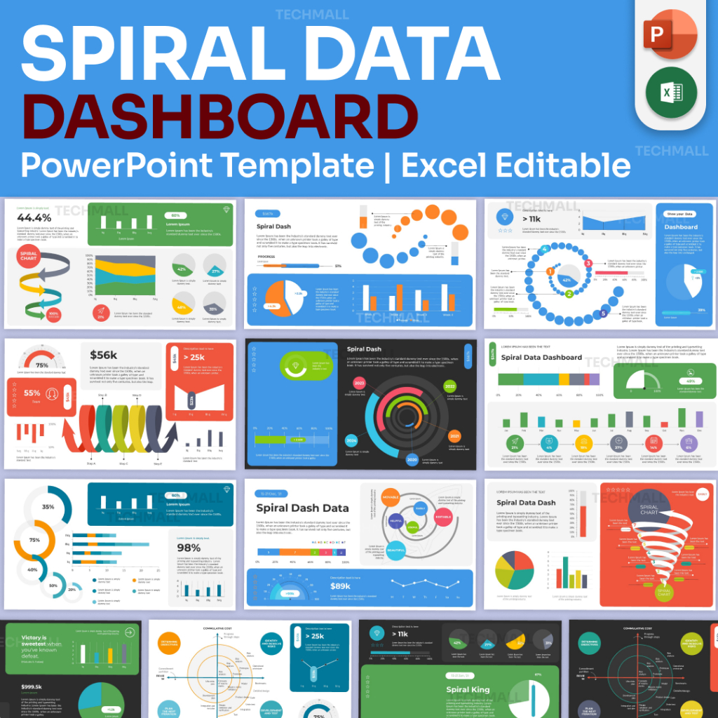 Spiral Interactive Dashboards Dynamic Powerpoint Presentation Versatile ...