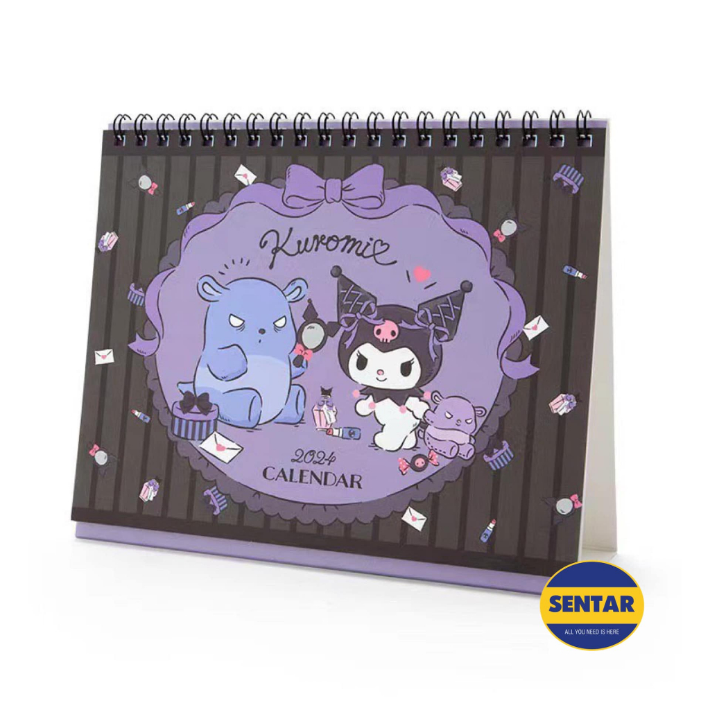 Sanrio Collection Flip Calender Large Monthly Planner Desk Desktop Flip ...
