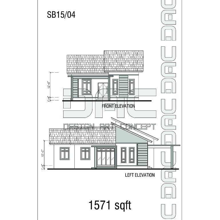 SB15-04 - 1571kp Idea Plan Rumah DIY Ruang Tamu Dapur Bilik Tidur ...
