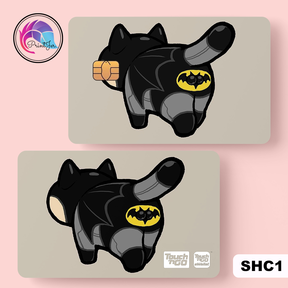 SUPERHERO CAT - Touch n Go Card Sticker Cover (Waterproof, High Quality ...