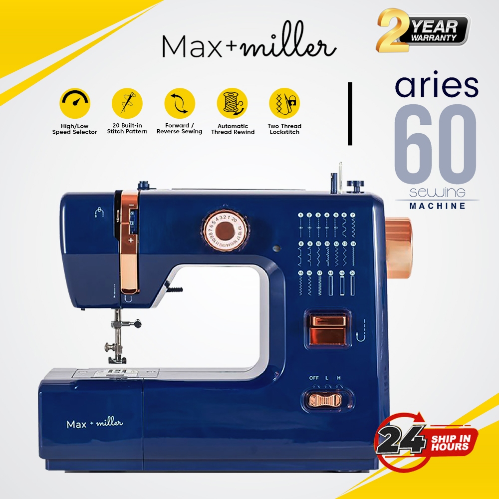 MAX + Miller Portable Handheld Sewing Machine Dual Speed 20 Stitch ...