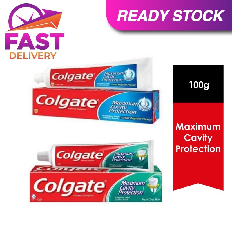 Colgate Maximun Cavity Toothpaste 100g | Shopee Malaysia