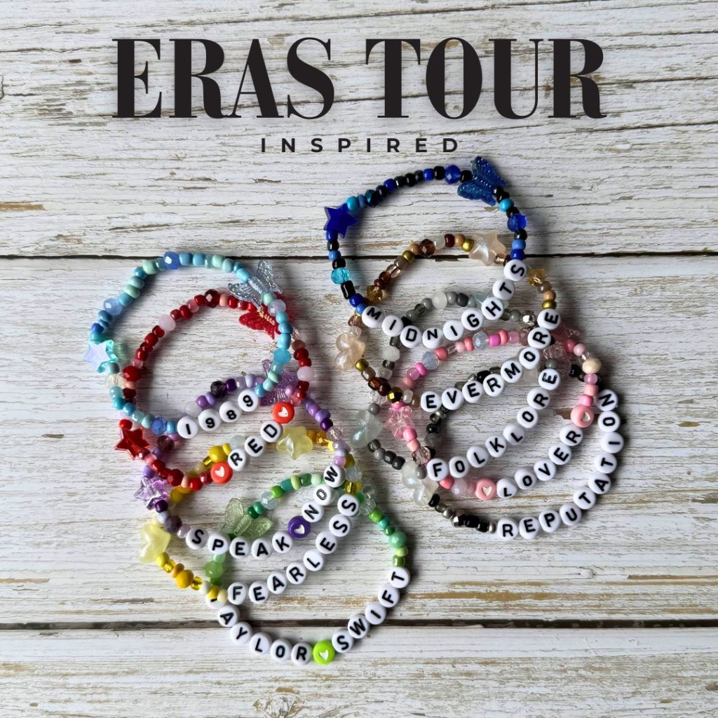 Taylor Swift inspired friendship bracelet | ERAS | handmade beads ...