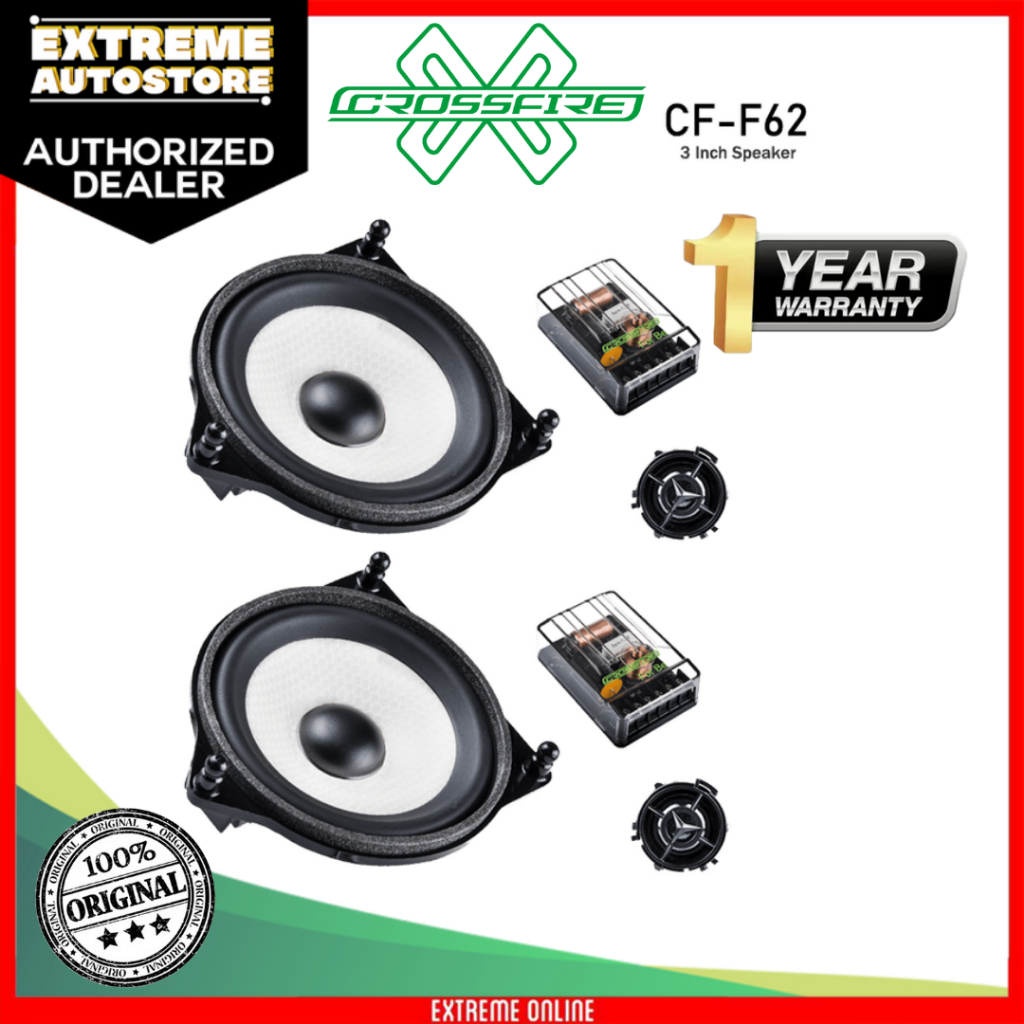 CROSSFIRE 2 Way Component Speaker (3") + Subwoofer For Mercedes-Benz (8 ...
