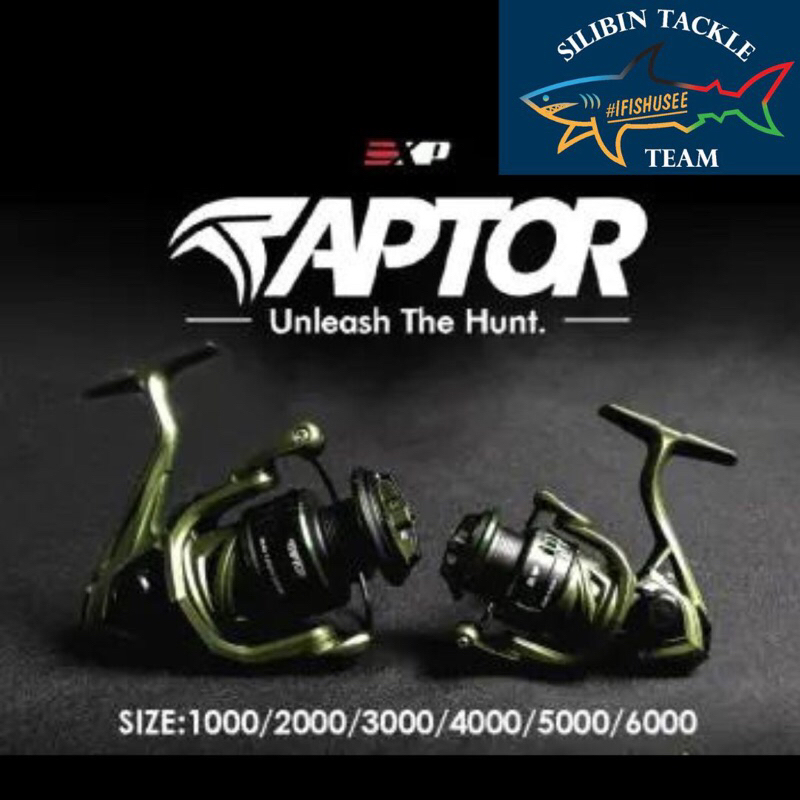 EXP RAPTOR SPINNING FISHING REEL 🔥 | Shopee Malaysia