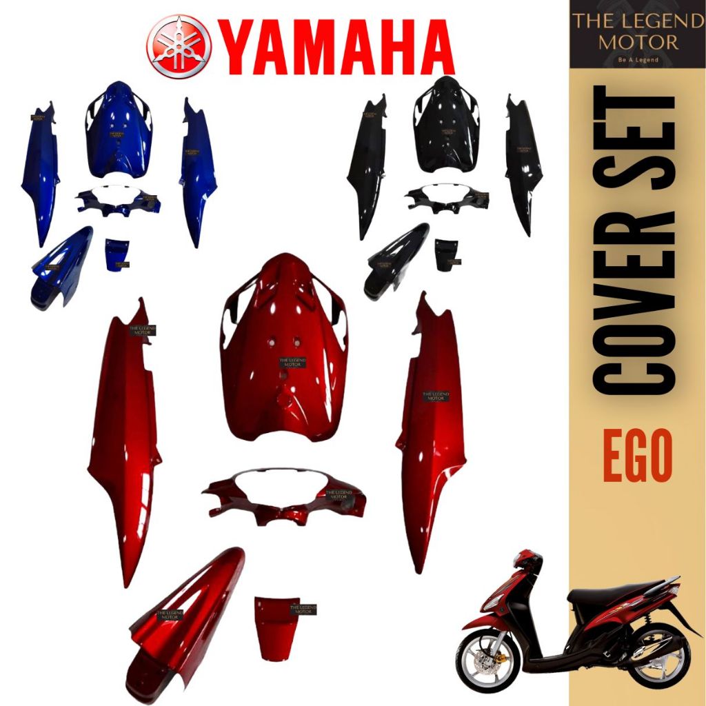 YAMAHA SCOOTER EGO FIRST MODEL V1 LAMA MODEL Coverset Body Cover Set ...
