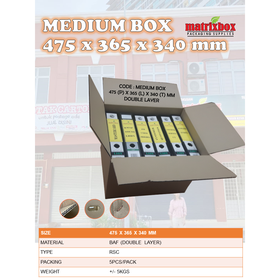 MEDIUM RSC CARTON (10PCS/PACK) | Shopee Malaysia