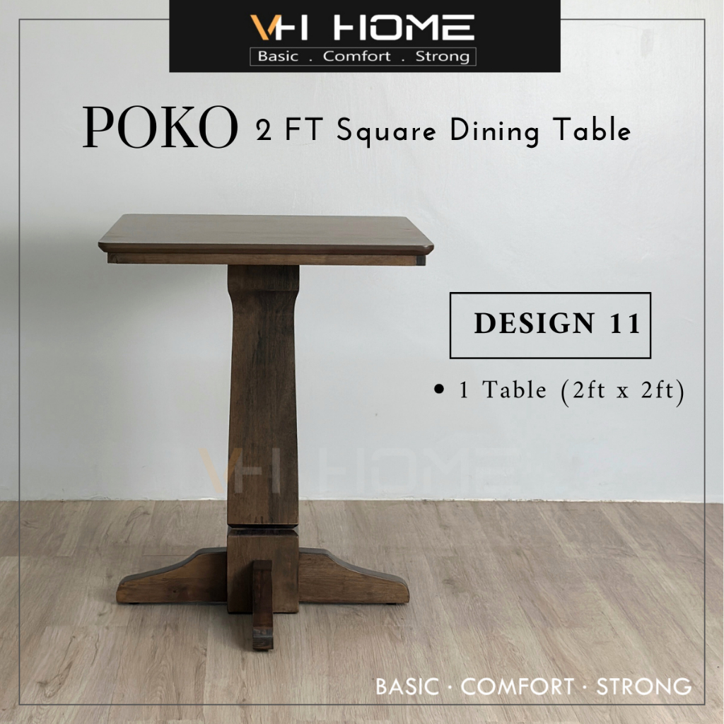 POKO Round Dining Table With Stools Special Modern Design Meja Makan ...