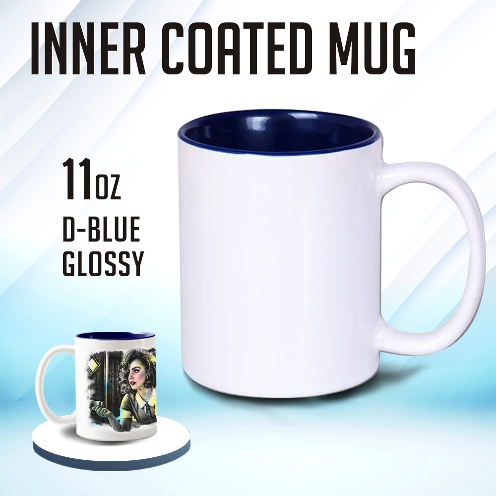 QUAFF Sublimation Coated Inner Color Mug Sublimation Coated Printable ...