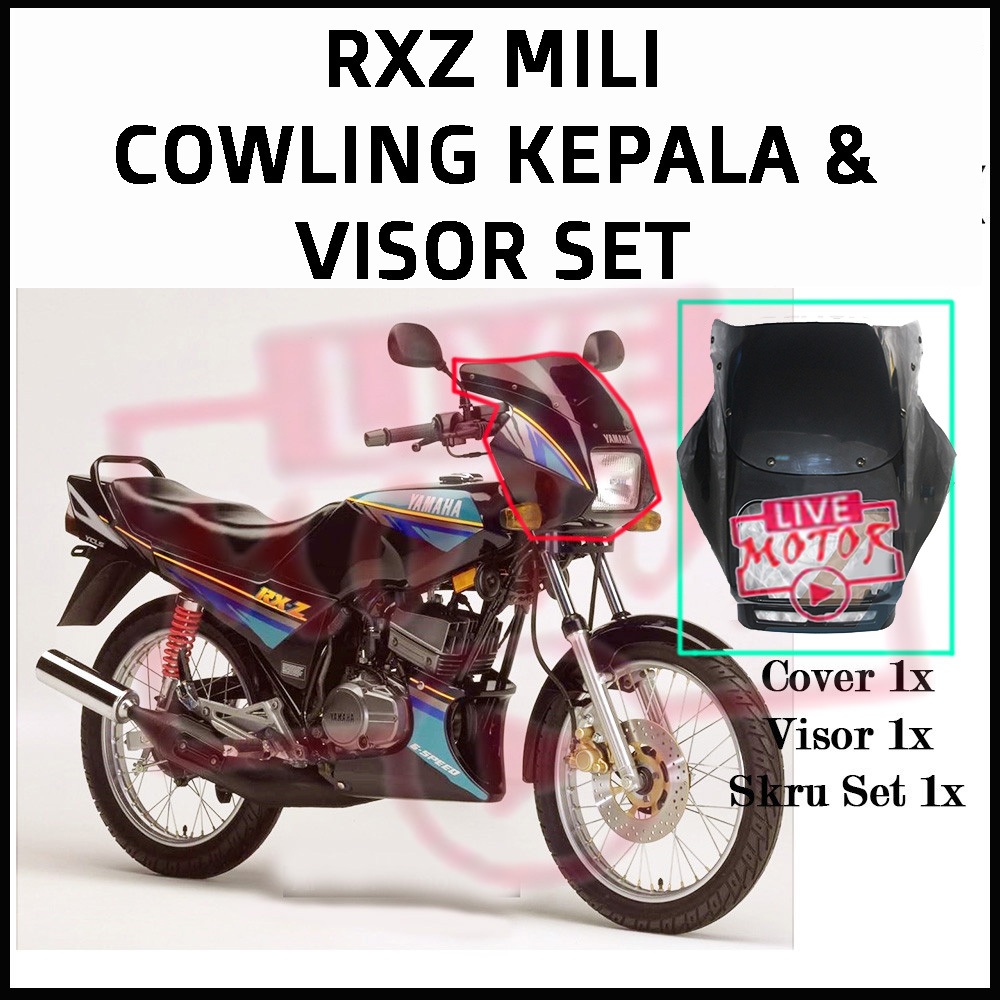 RXZ Mili Head Cover with Cowling Visor Set | Shopee Malaysia