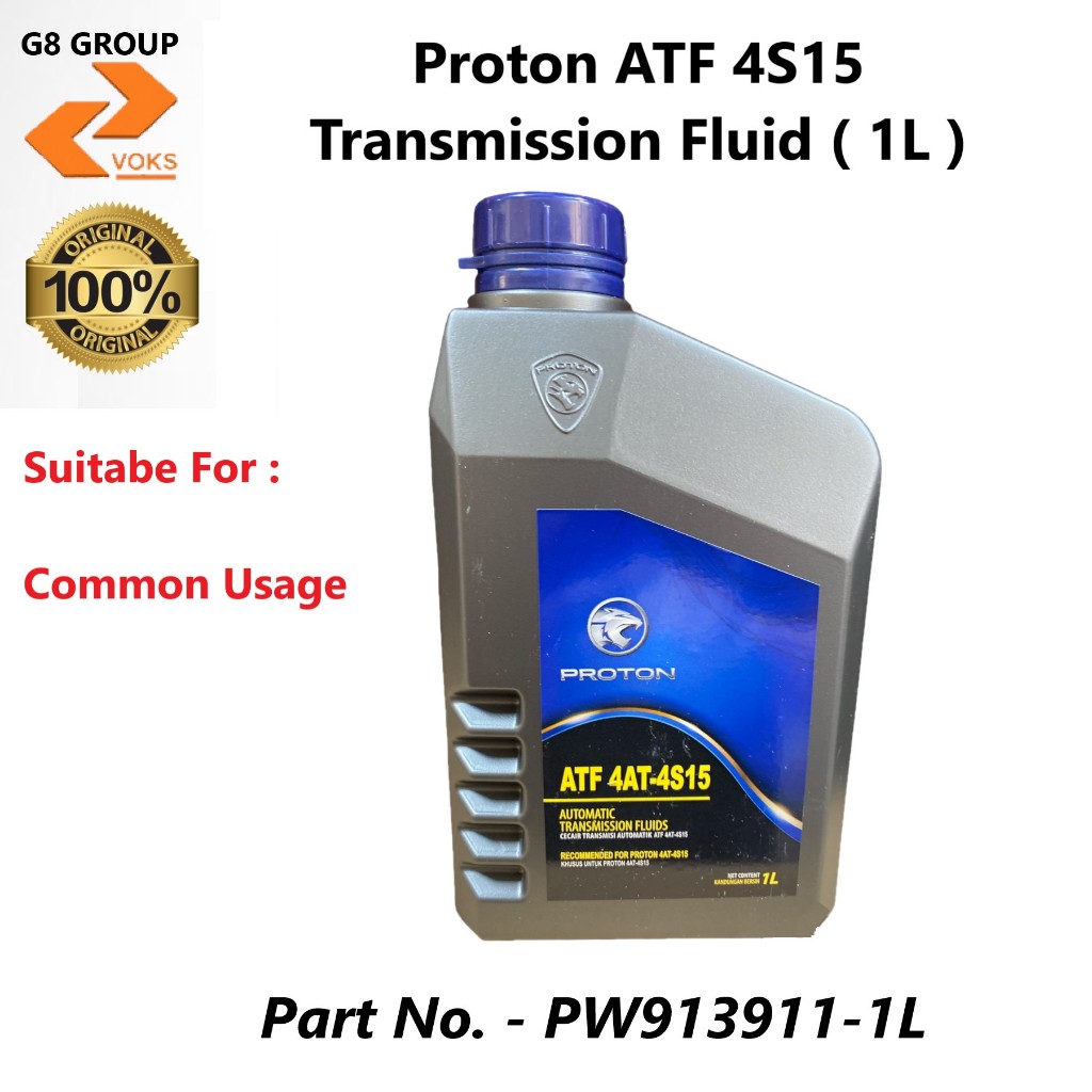 Proton Automatic Transmission Fluid ( ATF ) 4S15 - 1L ( PW913911-1L ...