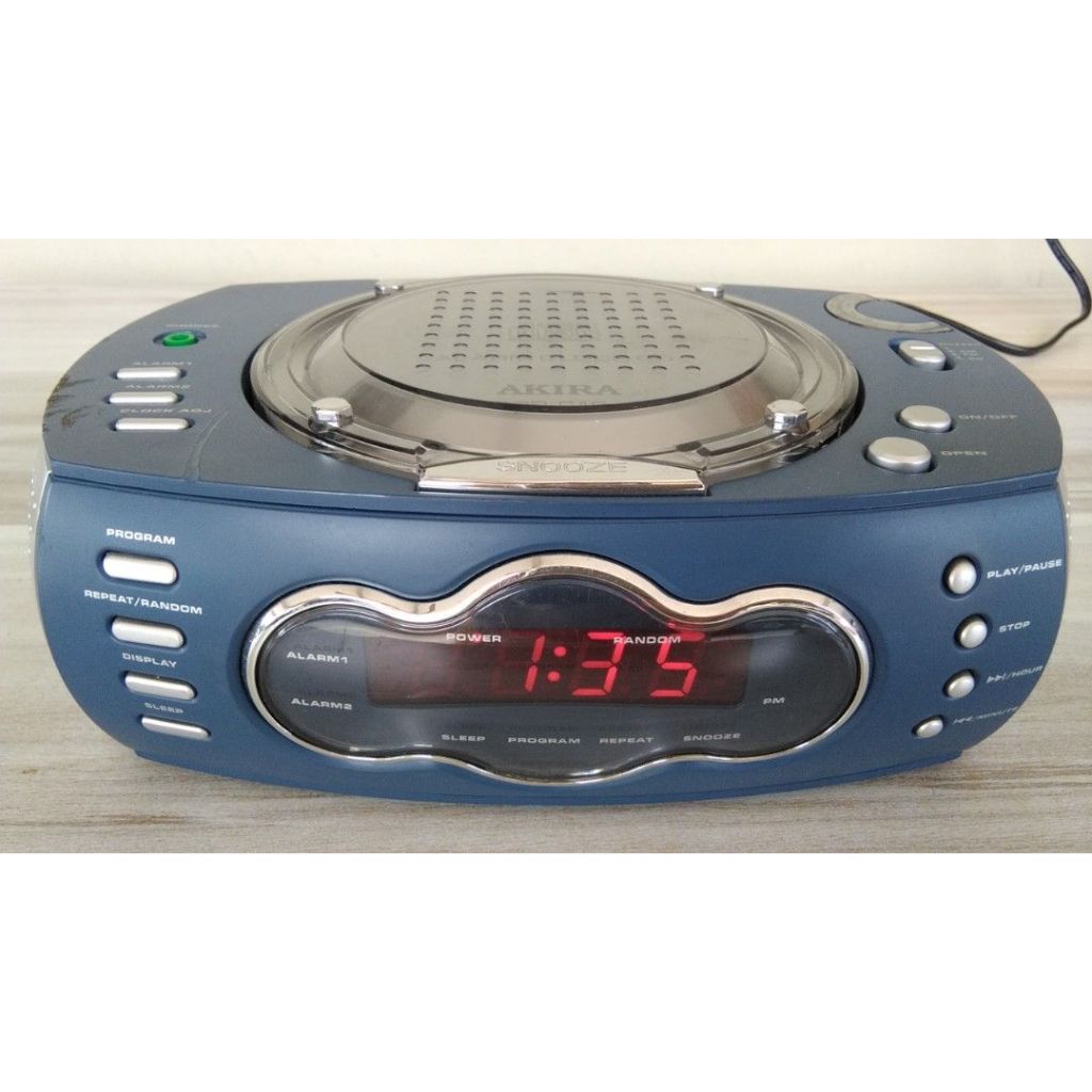 Akira CR-C10 Player CD,Alarm,Clock,Radio(Used) | Shopee Malaysia