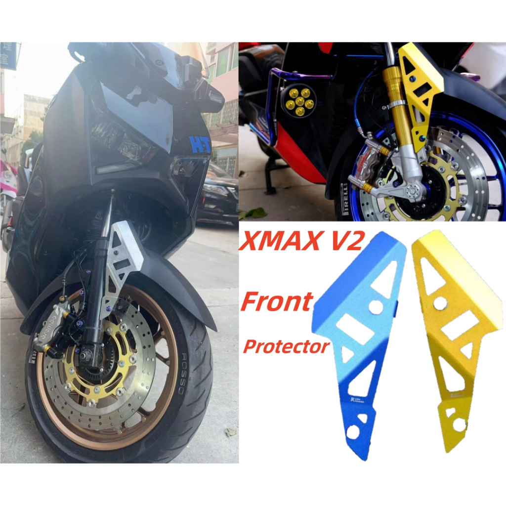 Yamaha X-MAX XMAX X MAX Motorcycle Front Fork Protector Fender Slider ...