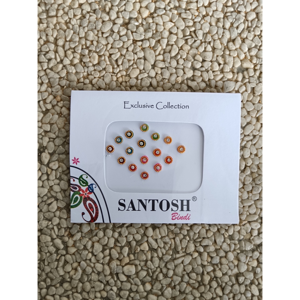 Fancy Stone Design Indian Sticker Pottu Forehead Bindi Potu Wear ...