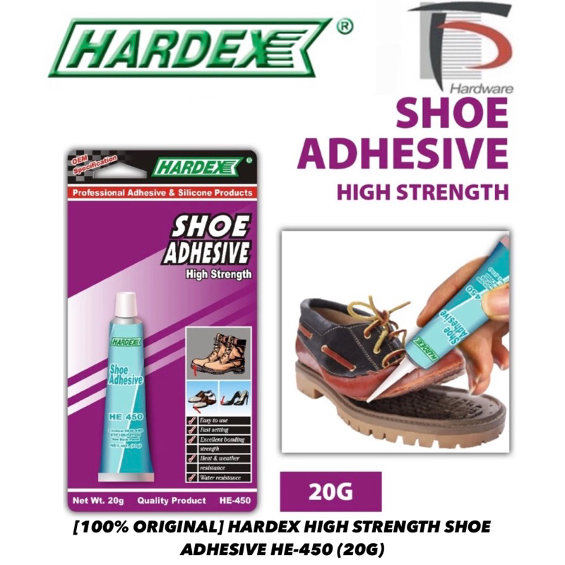 [100% ORIGINAL] HARDEX HIGH STRENGTH SHOE ADHESIVE HE-450 (20G ...