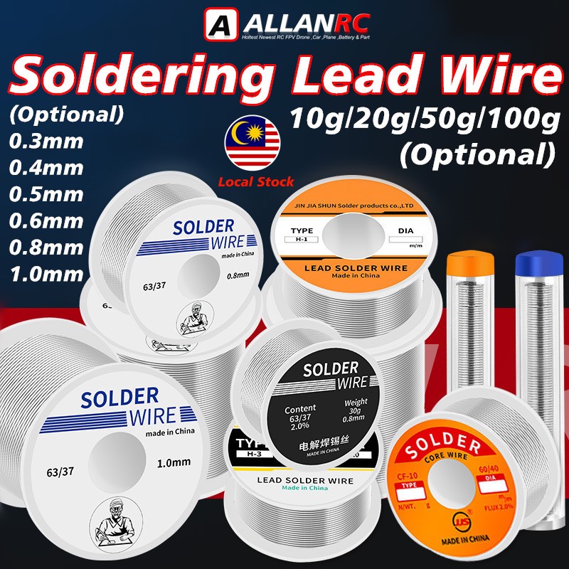 Soldering Lead Wire Solder 50G 150G 63/37 60/40 99.3 0.3MM 0.5MM 1.0MM ...