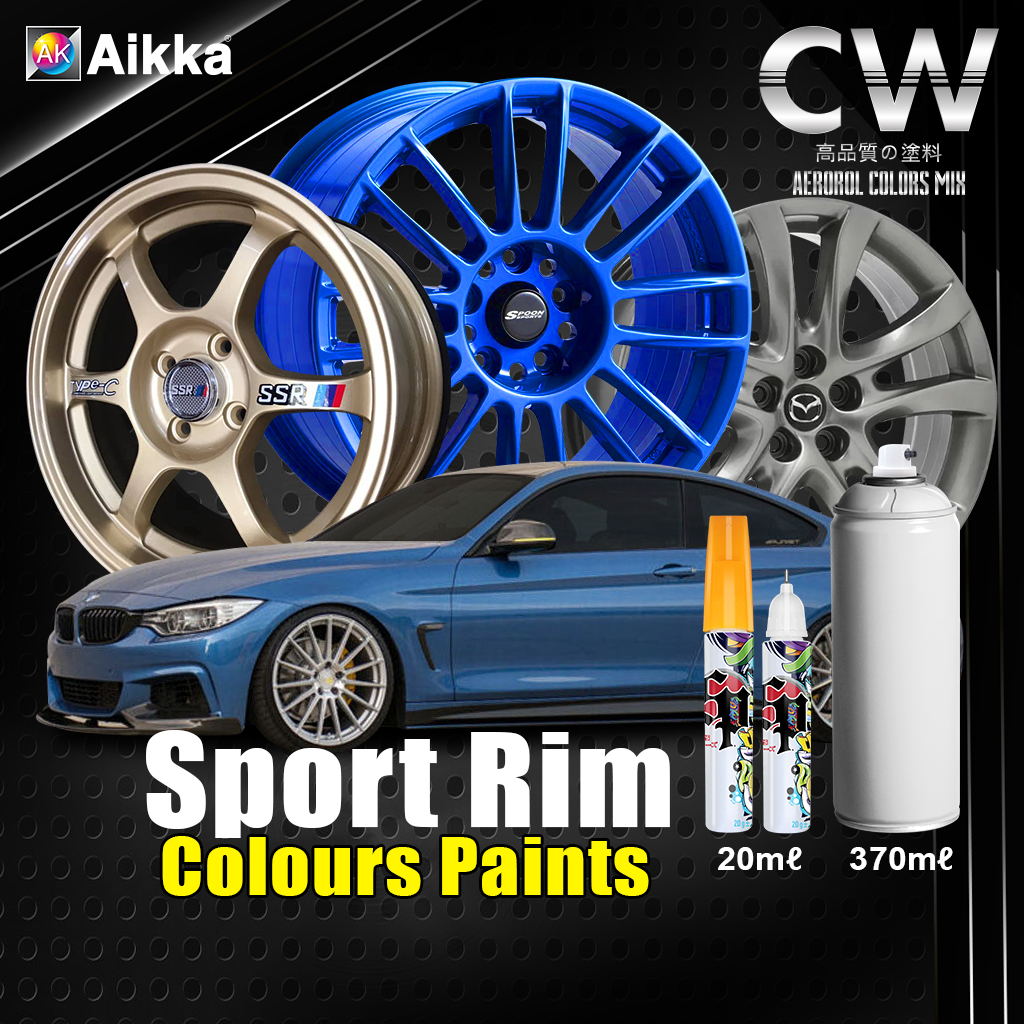 Sport Rim Paint - Cat 2K Quality Car Motorcycle Rim Spray Color DIY ...