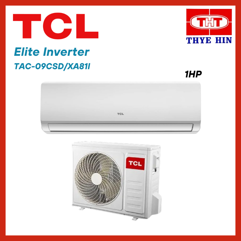 TCL Elite Series Wall Mounted R32 Inverter TAC-09CSD/XA81I *INSTALL IN ...
