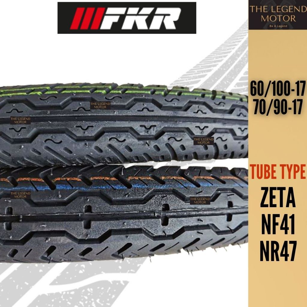 FKR TYRE TAYAR 17 NF41 NF47 Tube Tyre 60/100-17 70/90-17(Cutting EX5 Tayar Original) | Shopee ...