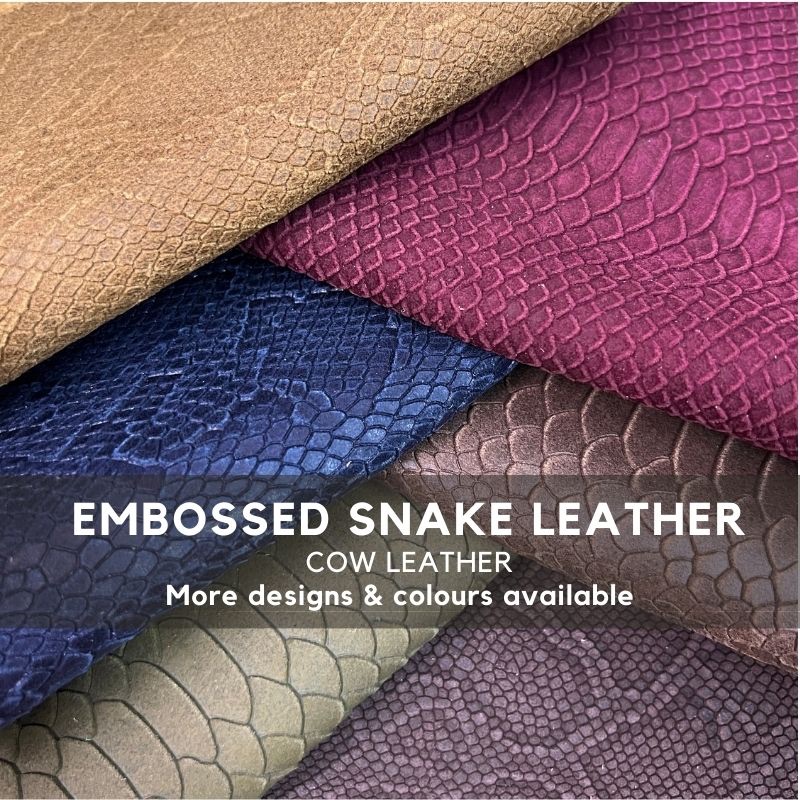 Snake Embossed on Cow Leather Reptile (SNAKE) | Shopee Malaysia
