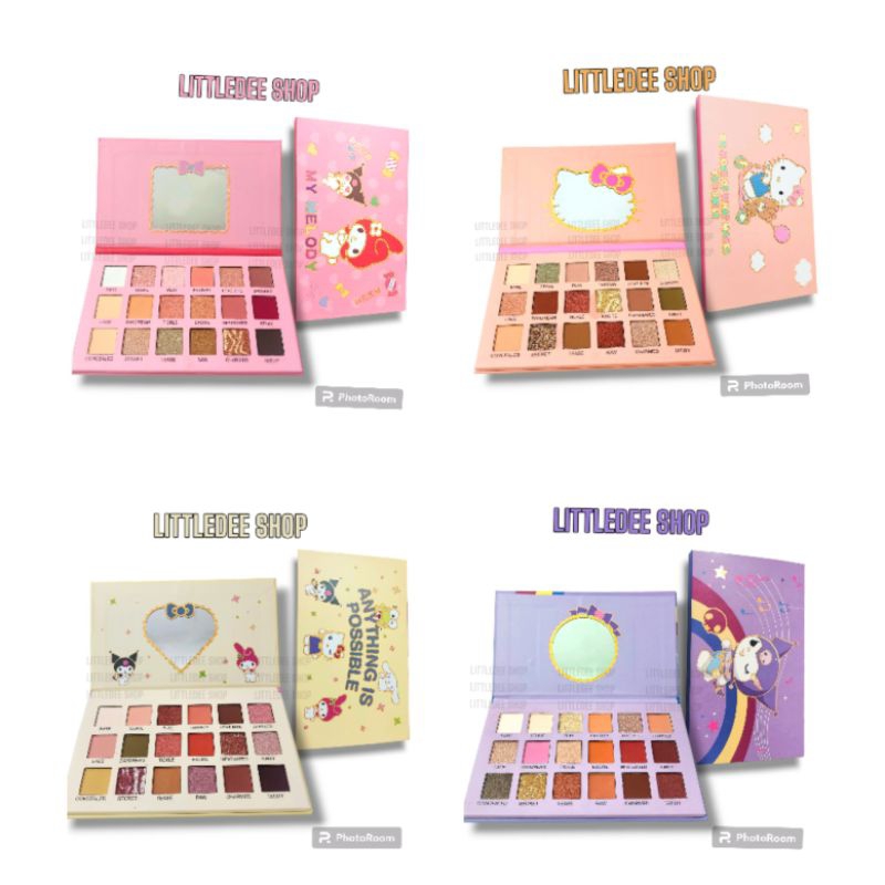 Sanrio character 18 colors eyeshadow palette | Shopee Malaysia