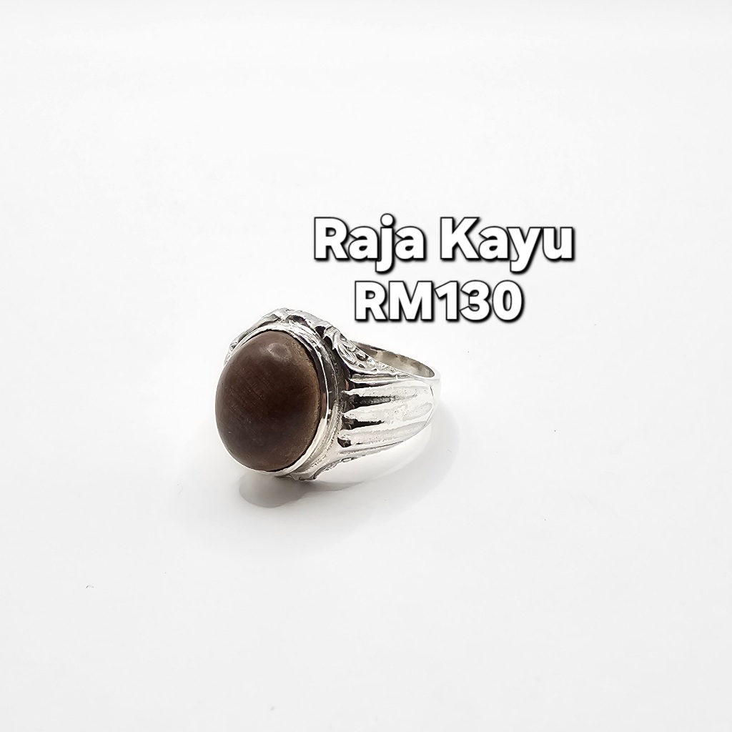 Cincin Perak Original 925 Raja Kayu (Silver Ring 925) (Cincin Kayu ...