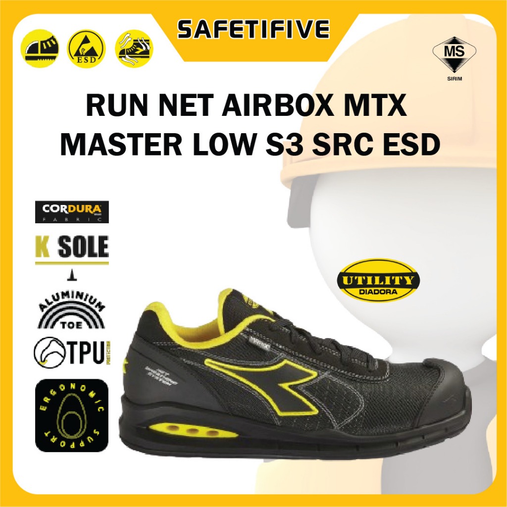 RUN NET AIRBOX MTX MASTER LOW S3 SRC ESD | Shopee Malaysia