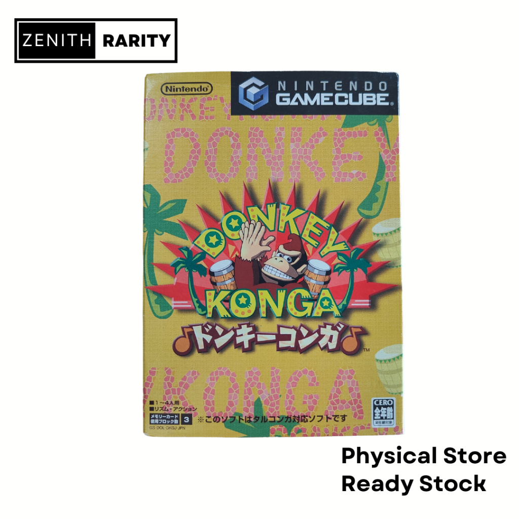 Zenith Rarity Nintendo Gamecube GC game Donkey Conga | Shopee Malaysia