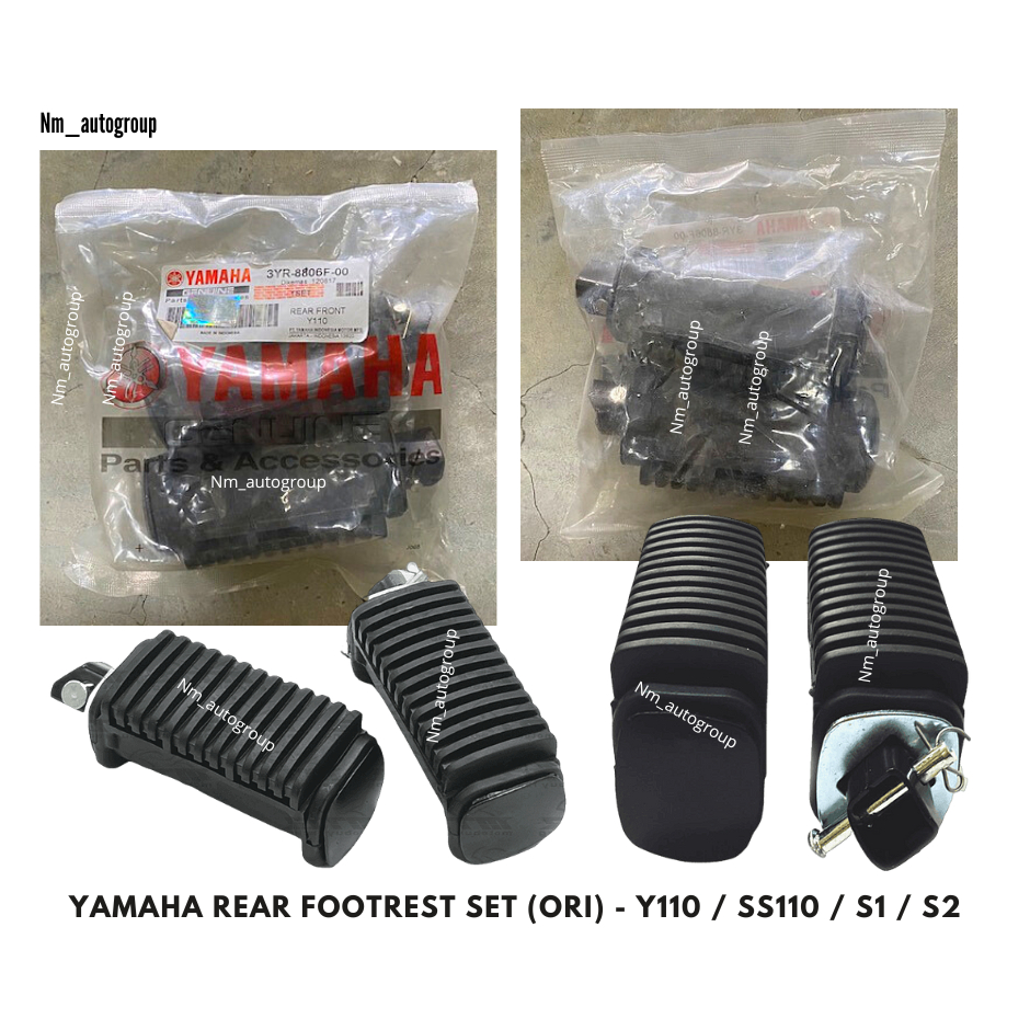 YAMAHA Rear Footrest ORI INDO Set - Y110 / SS110 (2pcs) | Shopee Malaysia