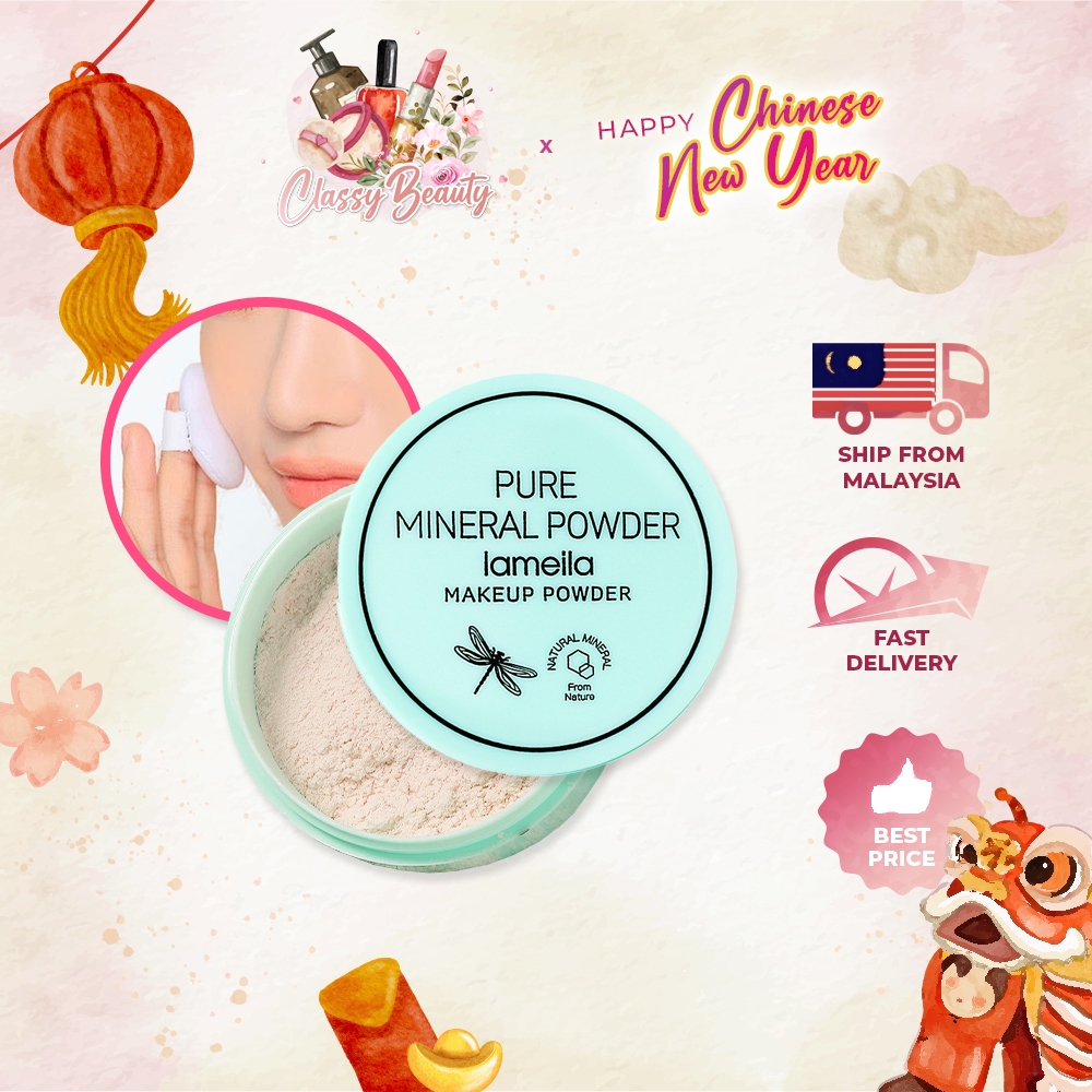 ORIGINAL Lameila Oil-control Mineral Loose Powder Mint Oil-control Set ...
