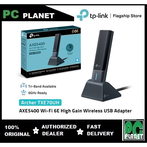 TP-LINK Archer TXE70UH AXE5400 Wi-Fi 6E High Gain Wireless USB Adapter | Shopee Malaysia