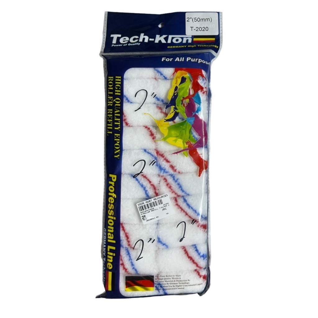 TECH-KLON 2'' Polyester Paint Roller Refill / Isi Semula Penggelek Cat ...
