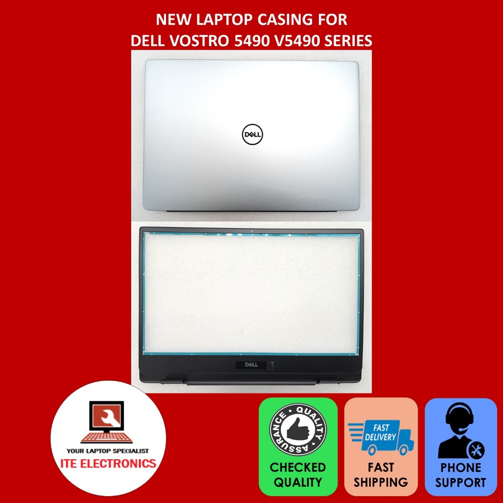 NEW DELL VOSTRO 5490 V5490 SERIES LCD BACK COVER FRONT CASING A CASE ...