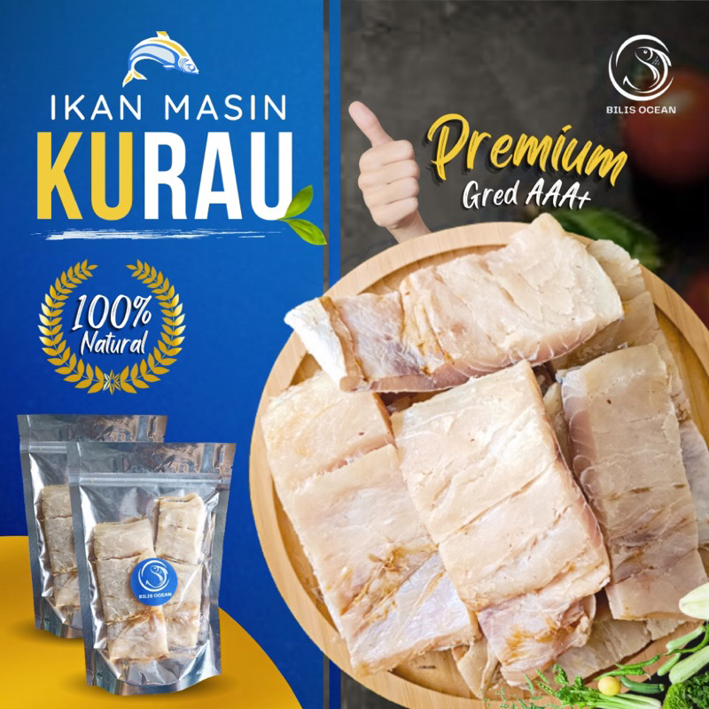 Ikan Kurau Masin Isi（260g+-）/ Tulang Kurau Masin Premium Gred AAA （260g ...