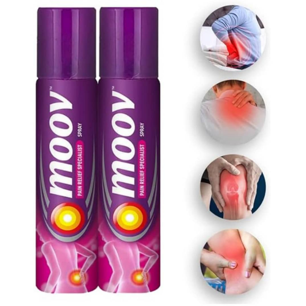 💯 ORIGINAL MOOV Pain Relief Moov Pain Relief Spray 100gram | Shopee ...