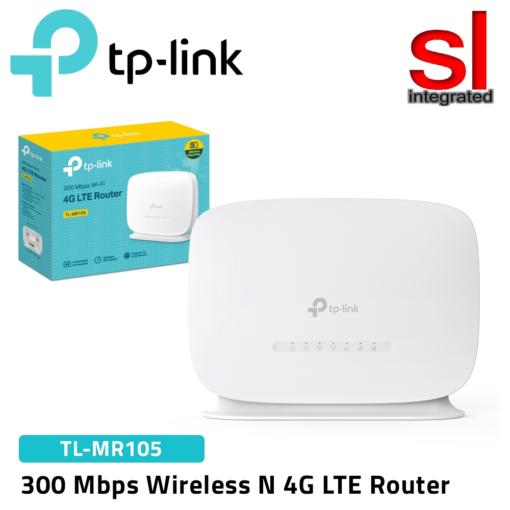 TP-Link TL-MR105 300 Mbps Wireless N 4G LTE Router | Shopee Malaysia