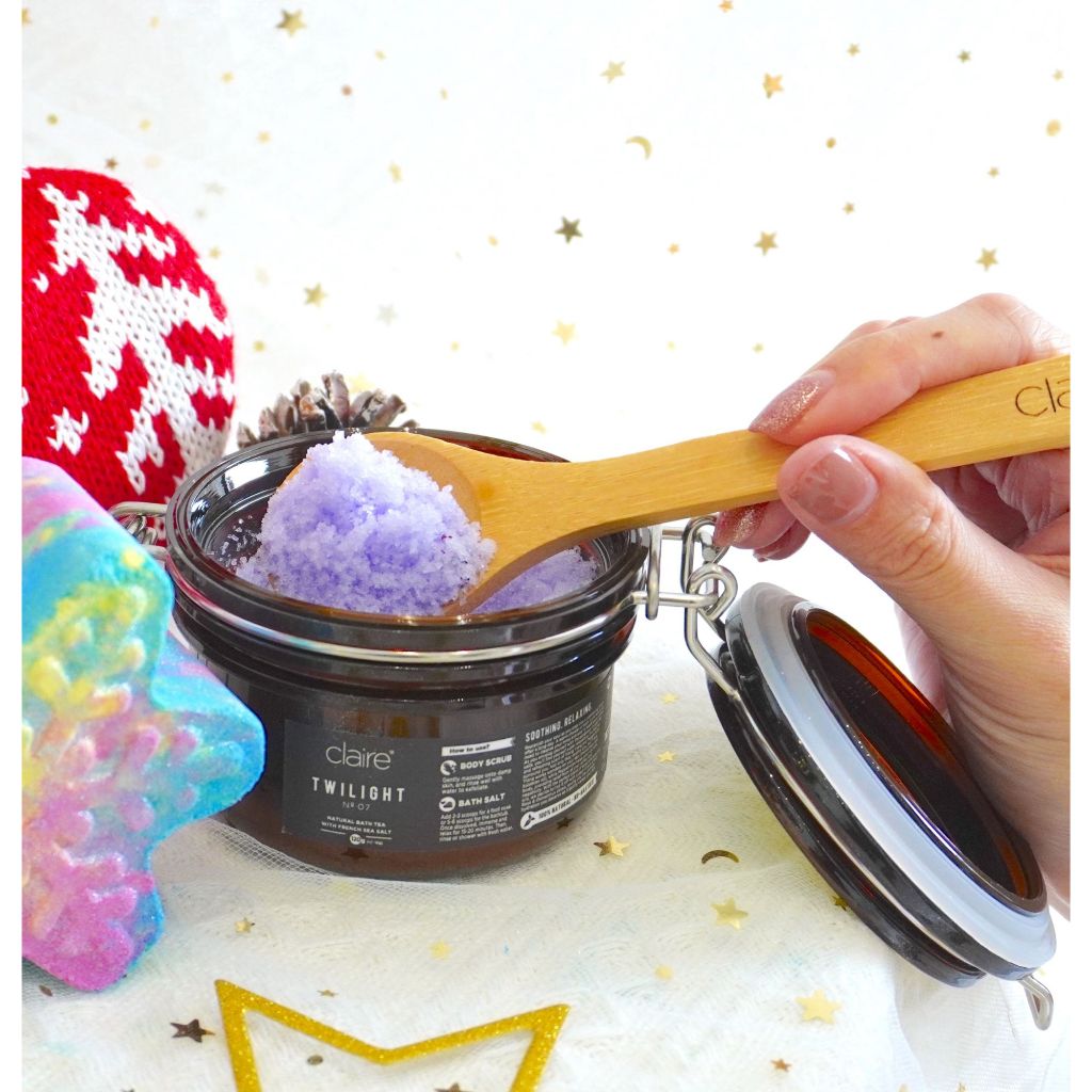 Claire Organics Sea Salt Twilight Body Scrub - Moisturize, Stimulate ...