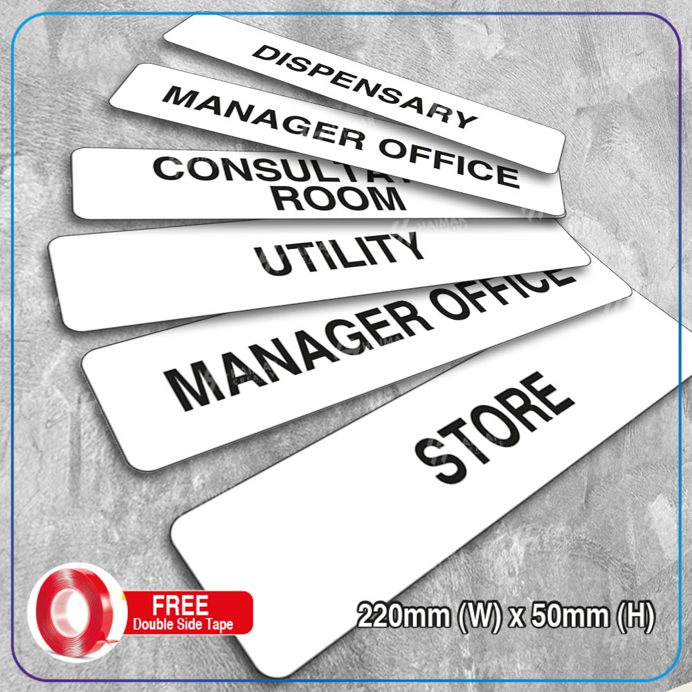 [Ready Stock] Acrylic Signage _Office Room Director Manager Meeting ...