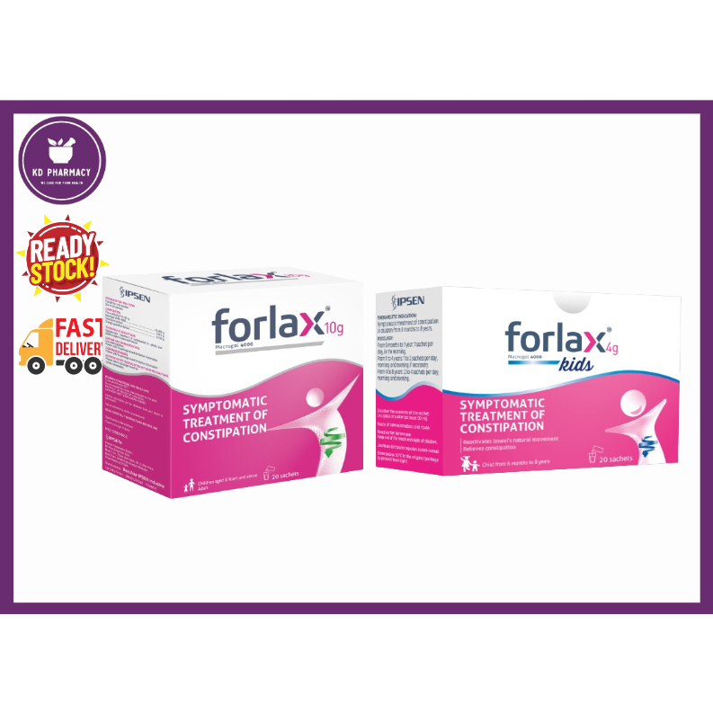 Forlax Kids / Adult Sachet (Macrogol 4000) For Relief of Constipation ...