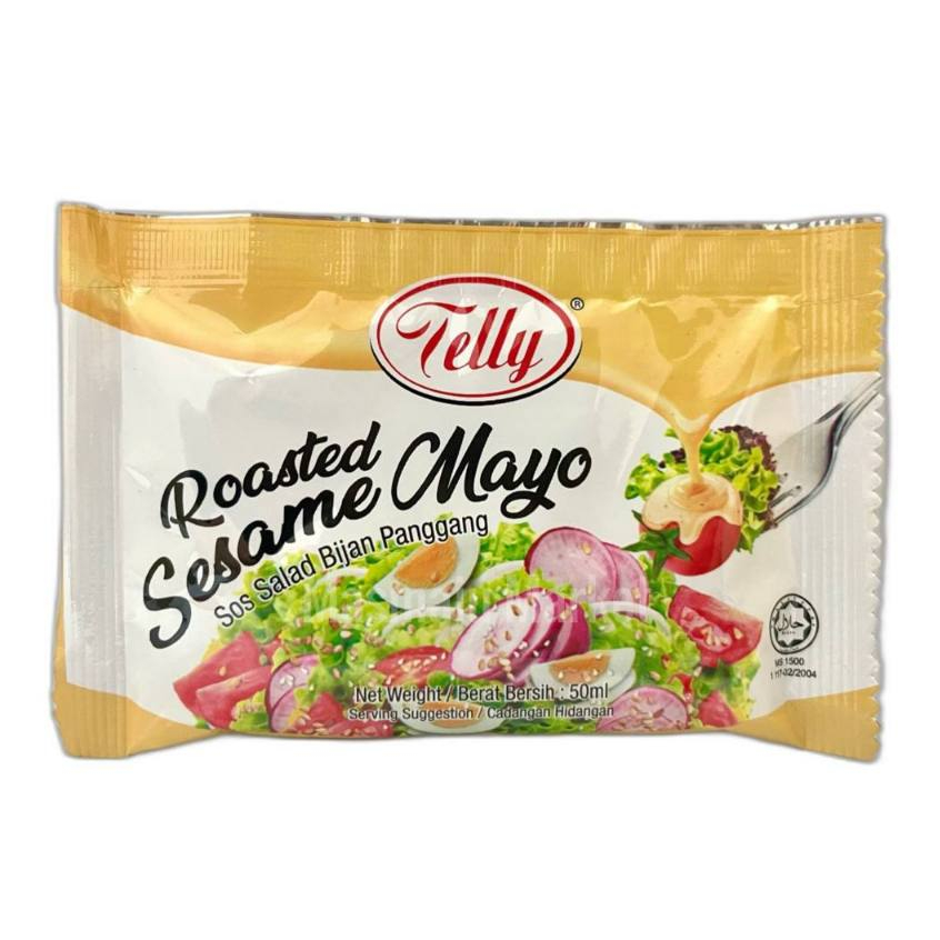 Roasted Sesame Mayo Squeeze Sachet ( Sos Salad Bijian Panggang ) Telly ...