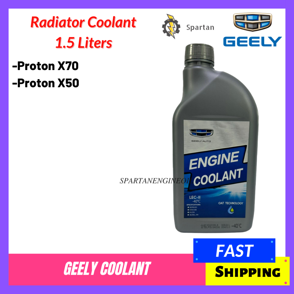ORIGINAL GEELY AUTO PROTON X50 X70 X90 ENGINE COOLANT (1.5L) | Shopee ...