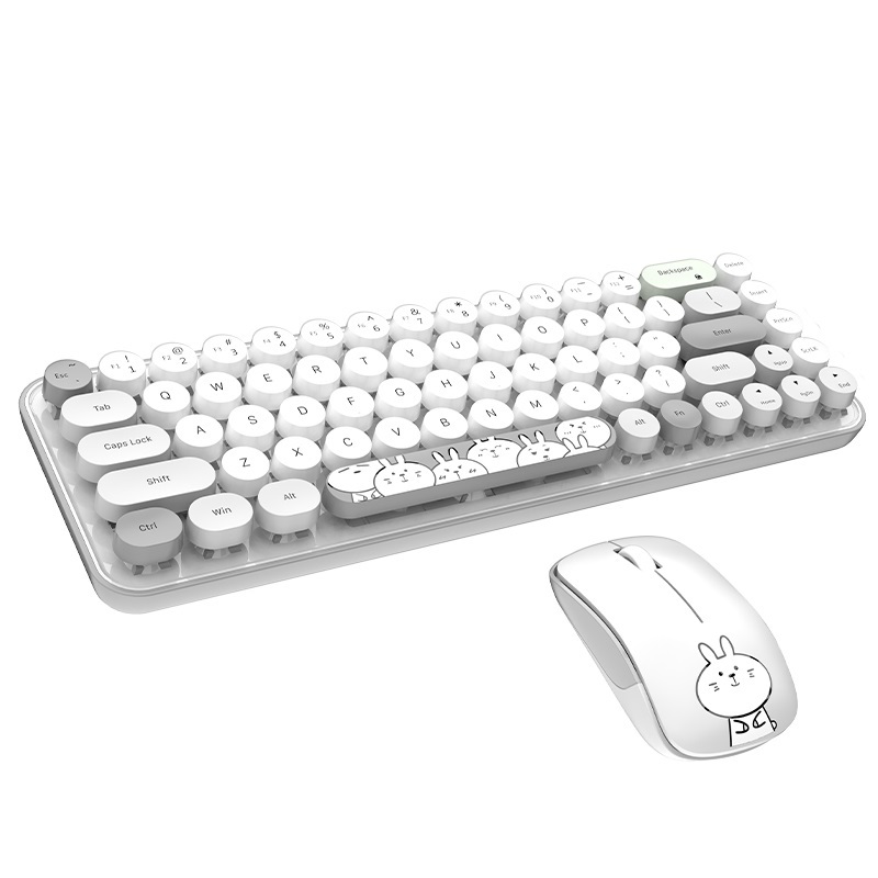 MOFII I Bean Pro Wireless Keyboard Mouse Combo Set Office Cute PC ...