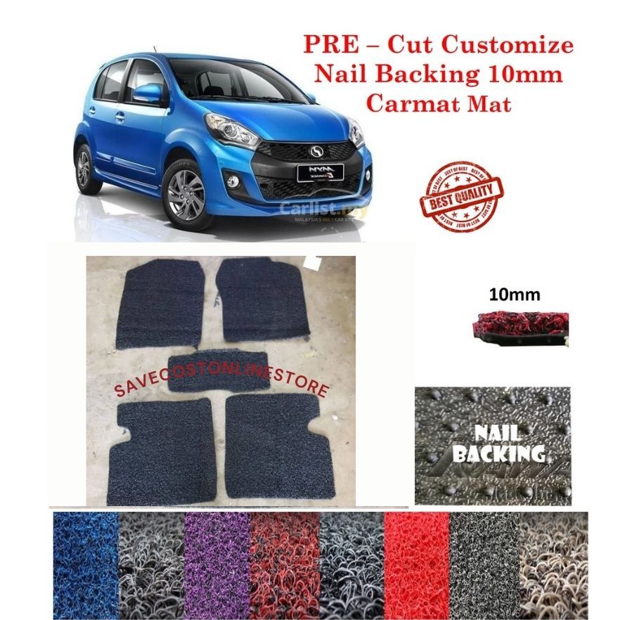 Perodua Myvi Lagi Best ~ Icon 2012 ～ 2017 Car Coil Floor Mat Carpet ...