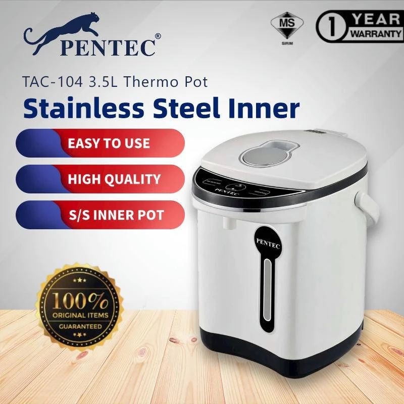 PENTEC Electric Thermo Pot Warm Keep Water Milk Baby 3.5 Litres ...