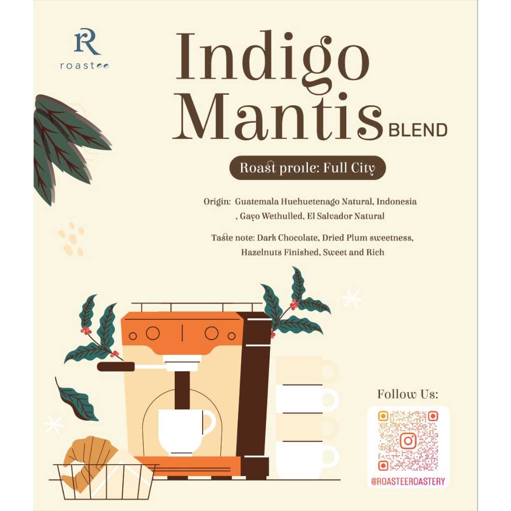 Roastee Recipe - Indigo Mantis [Blend] | Shopee Malaysia