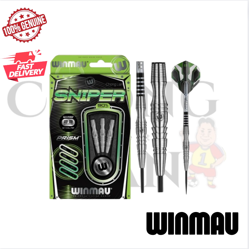 [ Free Gifts ] Winmau Sniper 90% Tungsten Alloy Steel Tip Dart | Shopee ...