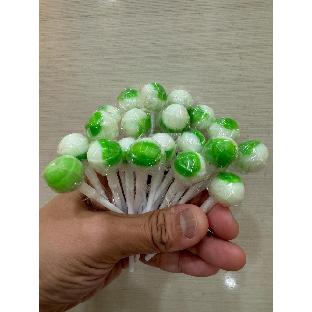 50 Pcs Mini Lollipop Candy Rainbow/Coke Cola/Sprite/Planet/Durian/Watermelon/Mix Fruits ...